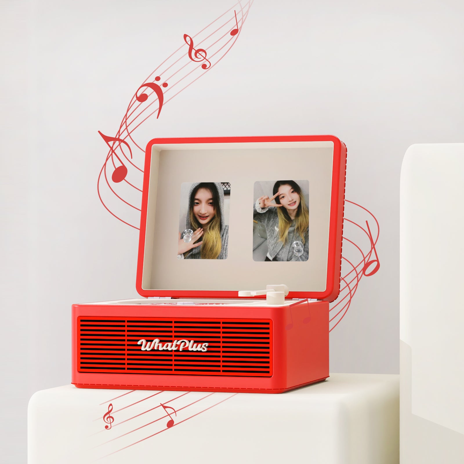 WhatPlus C300 CD Player, Album Player, Bluetooth All-in-One Machine, P